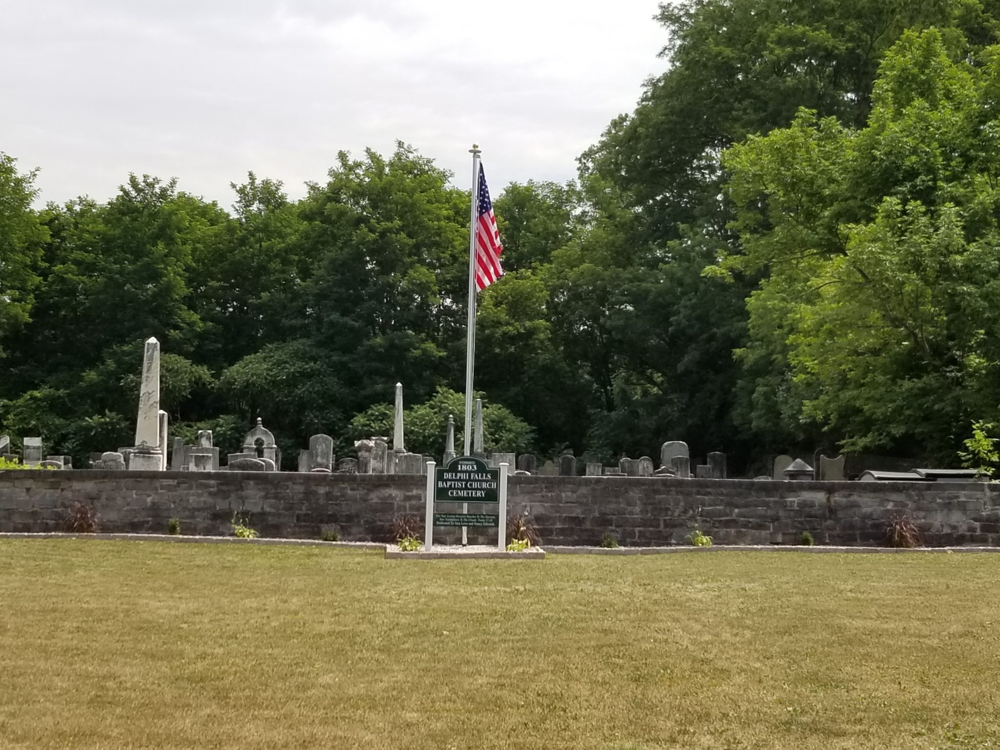 Delphi Falls Baptist Church Cemetery - Delphi Falls United Church